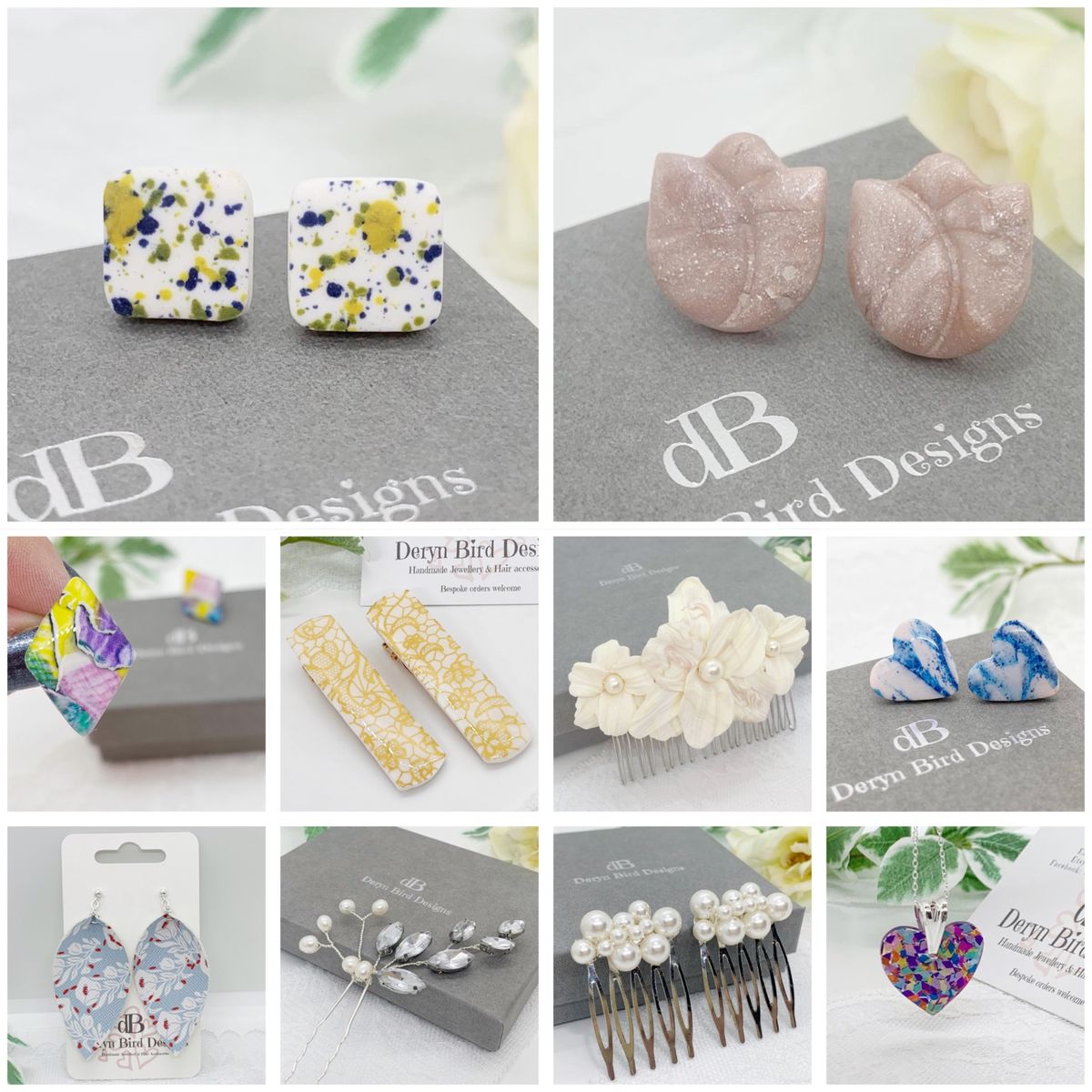 handmade bespoke jewellery & hair accessories, inc sterling silver